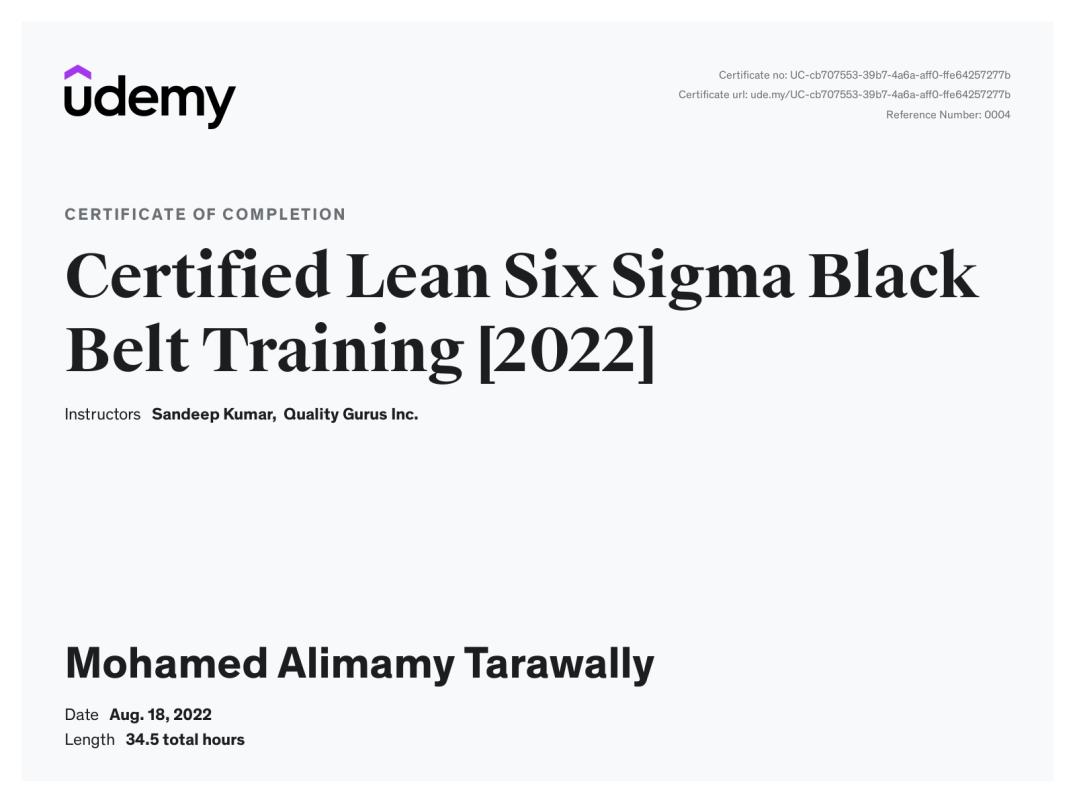 Mohamed A. Tarawally on LinkedIn: Udemy Course Completion Certificate Mohamed A. Tarawally on LinkedIn: Udemy Course Completion Certificate