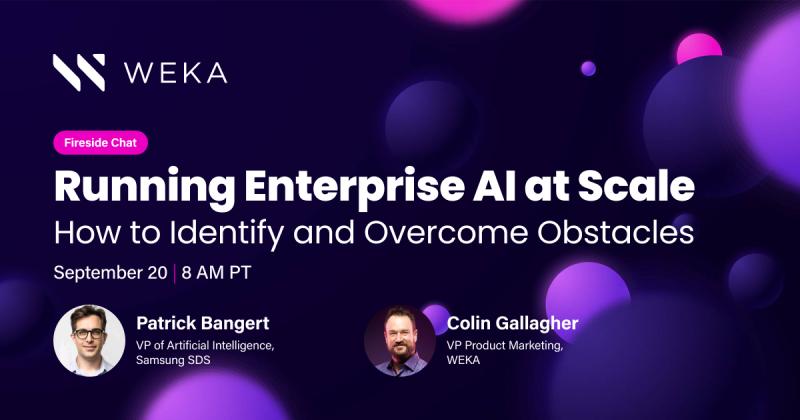 Sara Hurchik Carroll on LinkedIn: WEKA | Running AI at Scale Sara Hurchik Carroll on LinkedIn: WEKA | Running AI at Scale