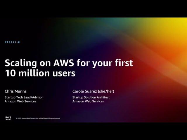 Jack Marchetti on LinkedIn: AWS re:Invent 2022 - Scaling on AWS for ... Jack Marchetti on LinkedIn: AWS re:Invent 2022 - Scaling on AWS for ...
