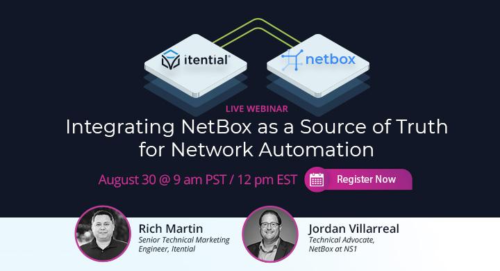 NS1, an IBM Company on LinkedIn: Itential Webinar | Integrating NetBox ... NS1, an IBM Company on LinkedIn: Itential Webinar | Integrating NetBox ...