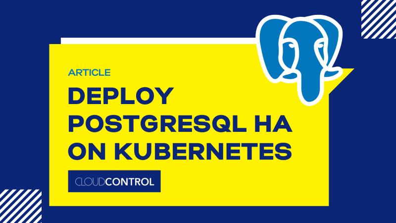Dr. Anil Kumar on LinkedIn: DEPLOY POSTGRESQL HA ON KUBERNETES ... Dr. Anil Kumar on LinkedIn: DEPLOY POSTGRESQL HA ON KUBERNETES ...