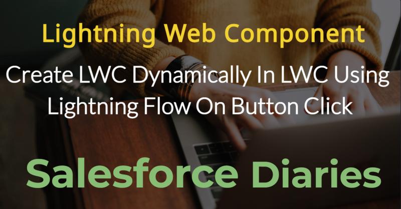 Sanket Kumar على LinkedIn: Create LWC Dynamically In LWC Using ... Sanket Kumar على LinkedIn: Create LWC Dynamically In LWC Using ...