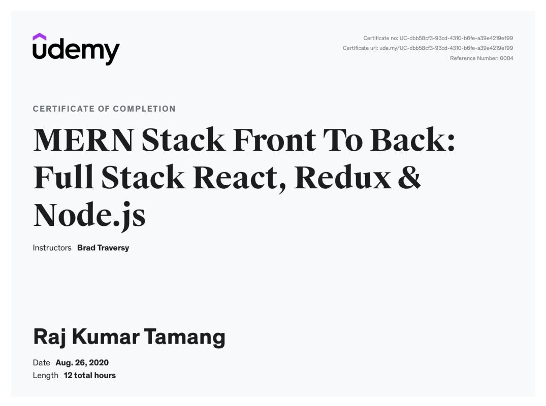 Manoj Moktan on LinkedIn: Udemy Course Completion Certificate Manoj Moktan on LinkedIn: Udemy Course Completion Certificate