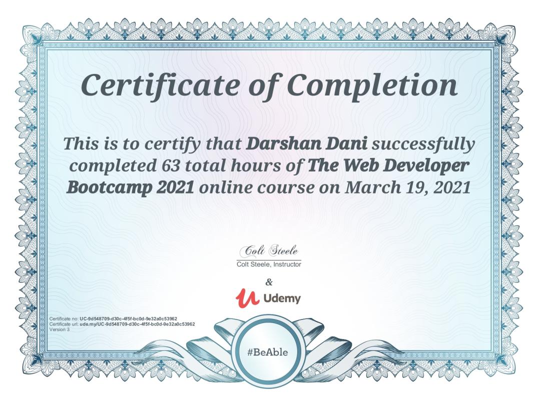 Darshan Dani on LinkedIn: #udemycourses #webdevelopment # ... Darshan Dani on LinkedIn: #udemycourses #webdevelopment # ...