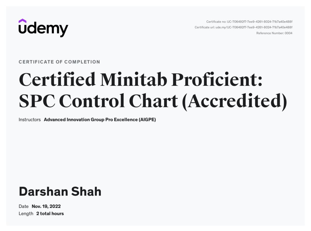 Darshan Shah on LinkedIn: Udemy Course Completion Certificate Darshan Shah on LinkedIn: Udemy Course Completion Certificate
