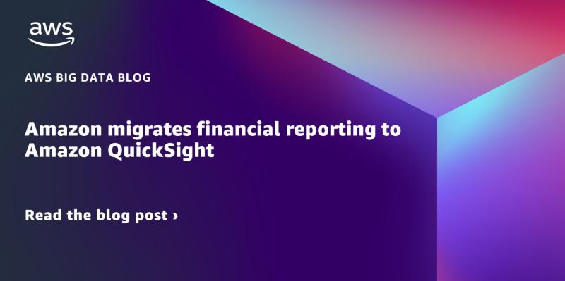 Rich Russell on LinkedIn: Amazon migrates financial reporting to Amazon ... Rich Russell on LinkedIn: Amazon migrates financial reporting to Amazon ...