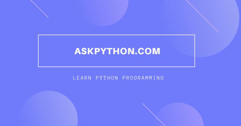 Firoz Anwar on LinkedIn: AskPython - Python Tutorials for Beginners and ... Firoz Anwar on LinkedIn: AskPython - Python Tutorials for Beginners and ...