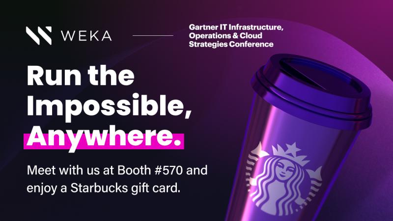 Sara Gieringer on LinkedIn: WEKA | Gartner IOCS Sara Gieringer on LinkedIn: WEKA | Gartner IOCS