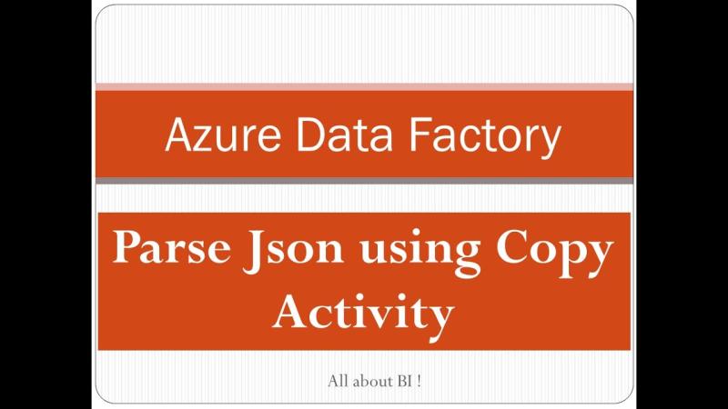 Subashri Vasudevan on LinkedIn: Azure Data Factory - Parse JSON file ... Subashri Vasudevan on LinkedIn: Azure Data Factory - Parse JSON file ...
