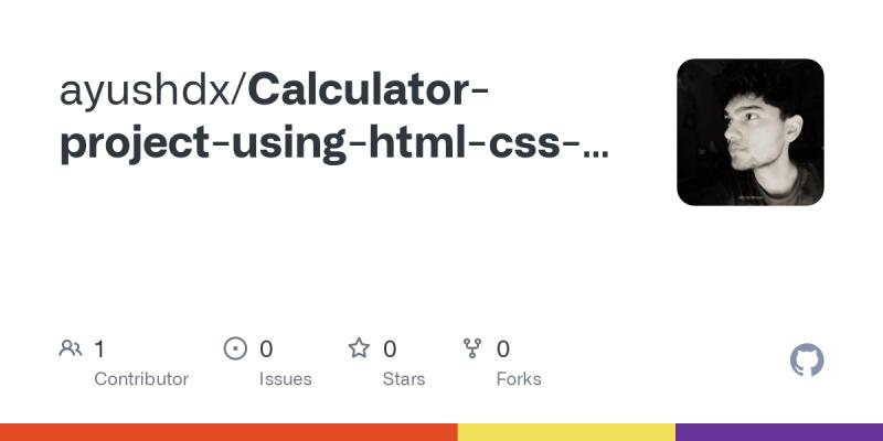 Ayush Dwivedi on LinkedIn: GitHub - ayushdx/Calculator-project-using ... Ayush Dwivedi on LinkedIn: GitHub - ayushdx/Calculator-project-using ...