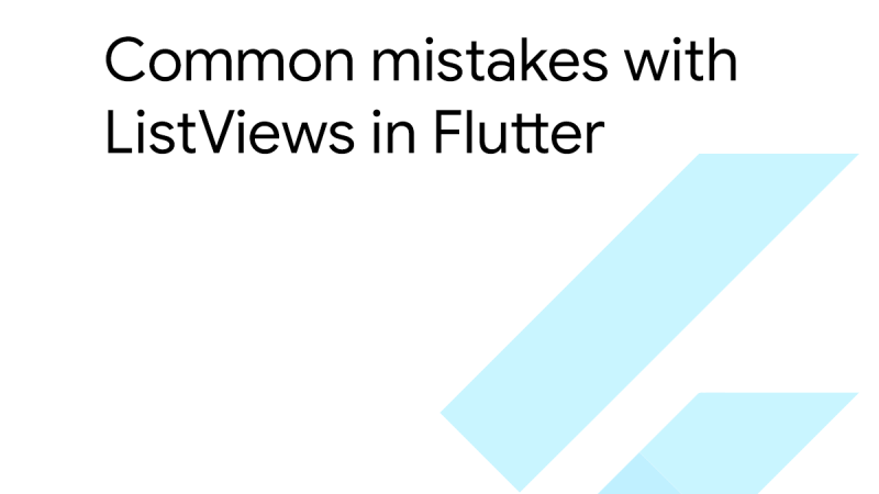 Arjun Mahar on LinkedIn: Common mistakes with ListViews in Flutter Arjun Mahar on LinkedIn: Common mistakes with ListViews in Flutter