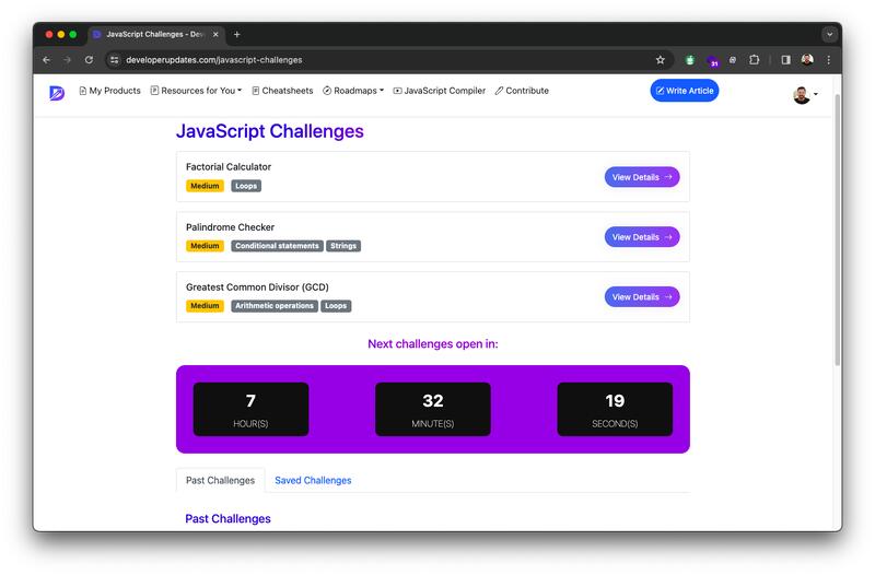 Chetan Mahajan on LinkedIn: Daily JavaScript Coding Challenges - Learn ... Chetan Mahajan on LinkedIn: Daily JavaScript Coding Challenges - Learn ...