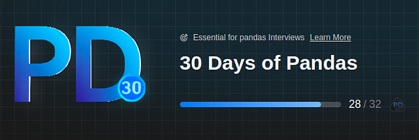 Ata Seren on LinkedIn: LeetCode Study Plan: 30 Days of Pandas Ata Seren on LinkedIn: LeetCode Study Plan: 30 Days of Pandas