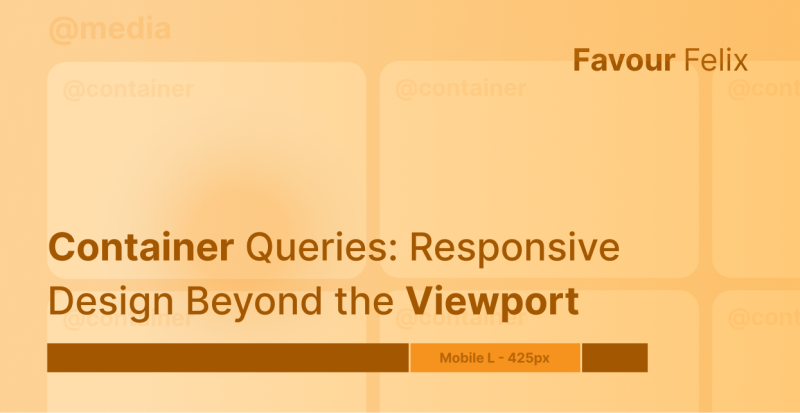 Florin Lungu on LinkedIn: How to Use Container Queries – Responsive ... Florin Lungu on LinkedIn: How to Use Container Queries – Responsive ...