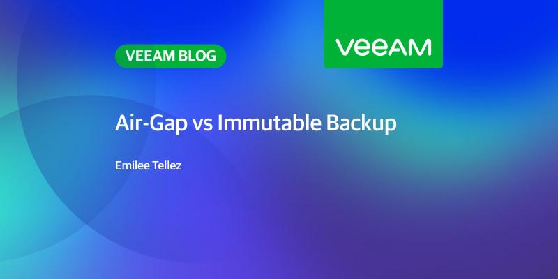 Dragos Diaconu on LinkedIn: Air-gap vs Immutable Backups: Key Differences Dragos Diaconu on LinkedIn: Air-gap vs Immutable Backups: Key Differences