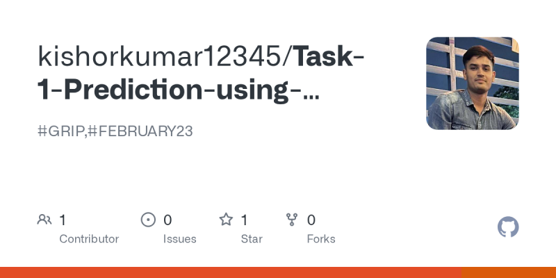 Kishor Kumar on LinkedIn: GitHub Kishor Kumar on LinkedIn: GitHub