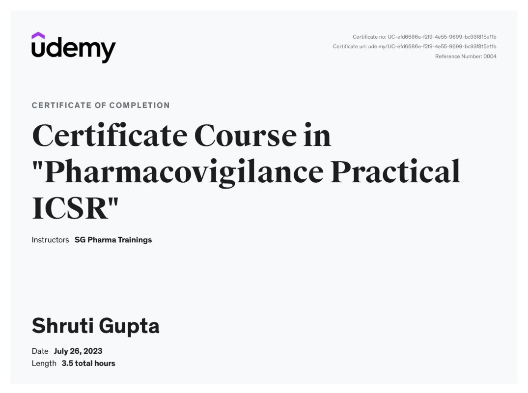 Shruti Gupta on LinkedIn: Udemy Course Completion Certificate Shruti Gupta on LinkedIn: Udemy Course Completion Certificate