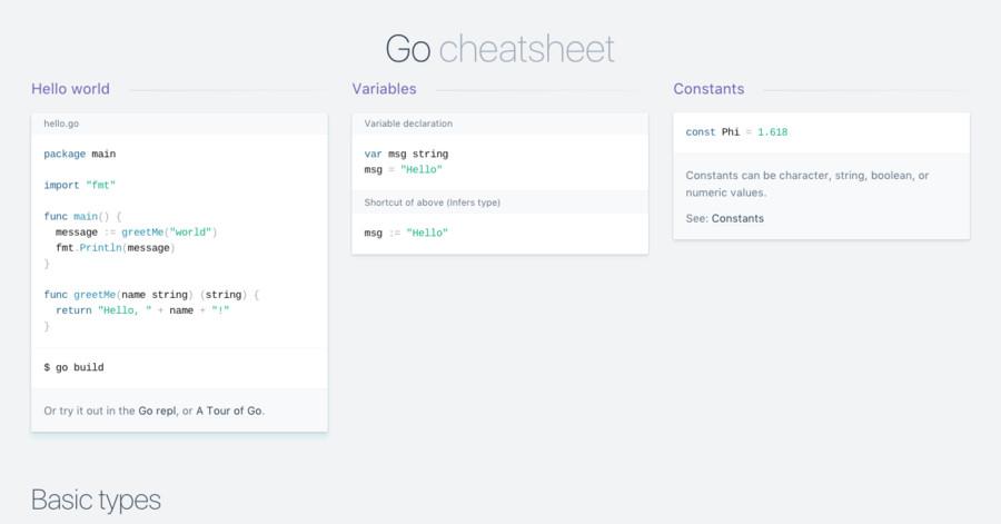 Davi Marcondes Moreira on LinkedIn: Go cheatsheet Davi Marcondes Moreira on LinkedIn: Go cheatsheet