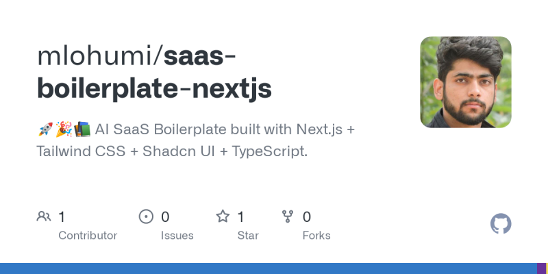 Mukesh Lohumi on LinkedIn: GitHub - mlohumi/saas-boilerplate-nextjs: 馃殌馃帀 ... Mukesh Lohumi on LinkedIn: GitHub - mlohumi/saas-boilerplate-nextjs: 馃殌馃帀 ...