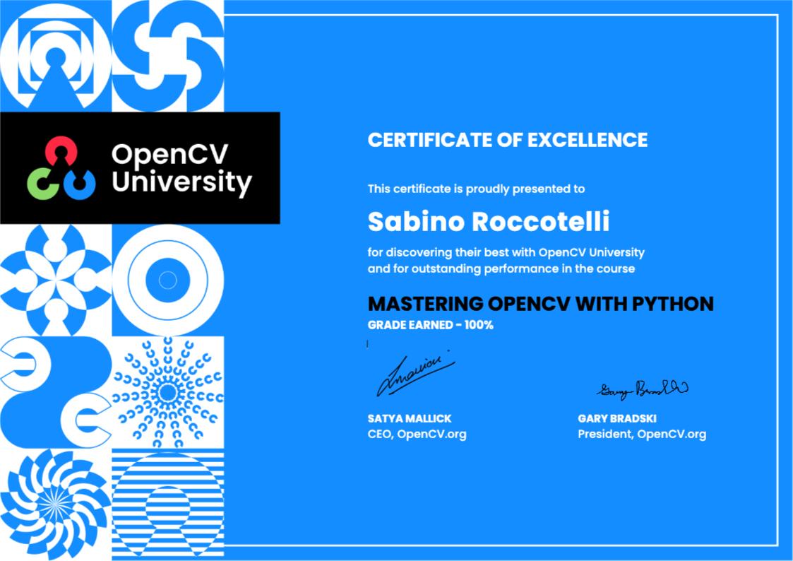 OpenCV University on LinkedIn: OpenCV MOCV Certificate | OpenCV OpenCV University on LinkedIn: OpenCV MOCV Certificate | OpenCV