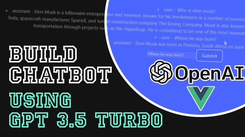 CodeChit on LinkedIn: Build a Chatbot with Vue & OpenAI GPT-3.5 Turbo CodeChit on LinkedIn: Build a Chatbot with Vue & OpenAI GPT-3.5 Turbo