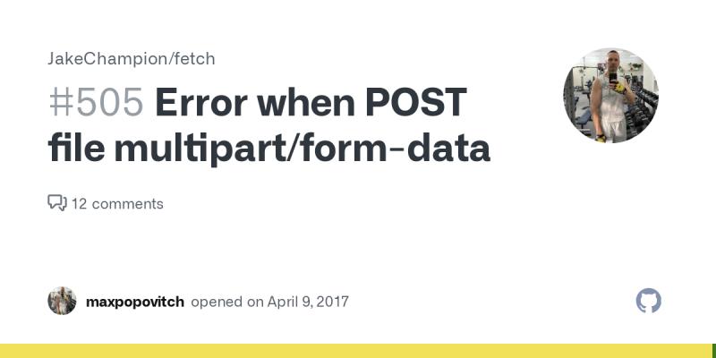 Himanshu Dixit on LinkedIn: Error when POST file multipart/form-data ... Himanshu Dixit on LinkedIn: Error when POST file multipart/form-data ...