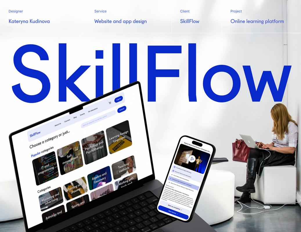 Kateryna Kudinova on LinkedIn: SkillFlow - Online learning platform Kateryna Kudinova on LinkedIn: SkillFlow - Online learning platform