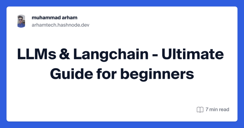 Muhammad Arham on LinkedIn: Unlocking LLM Power: LangChain's AI Revolution Muhammad Arham on LinkedIn: Unlocking LLM Power: LangChain's AI Revolution