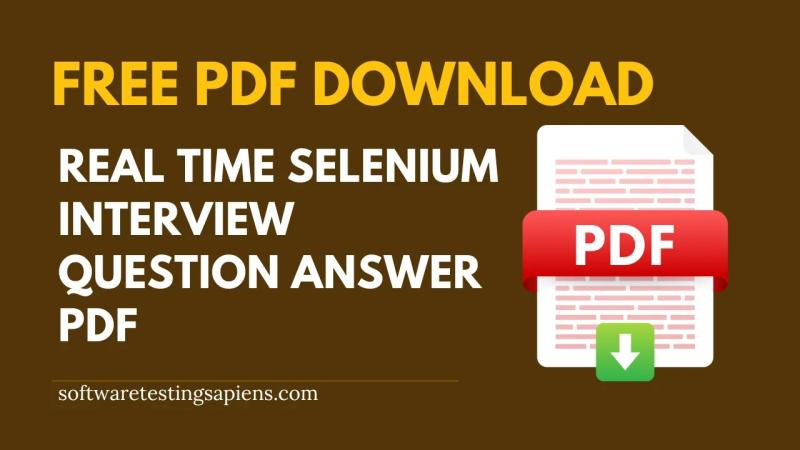Priyanka Ghodke on LinkedIn: Real Time Selenium Interview Question ... Priyanka Ghodke on LinkedIn: Real Time Selenium Interview Question ...