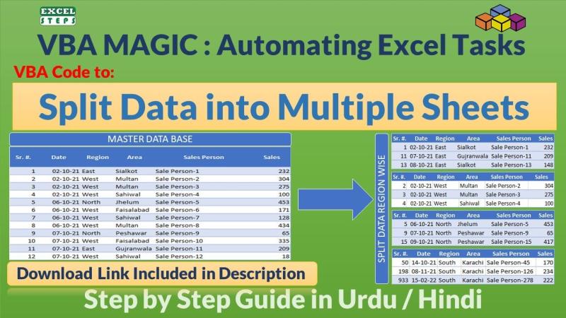 Umar Hameed on LinkedIn: VBA Code to Split Data into Multiple Sheets ... Umar Hameed on LinkedIn: VBA Code to Split Data into Multiple Sheets ...