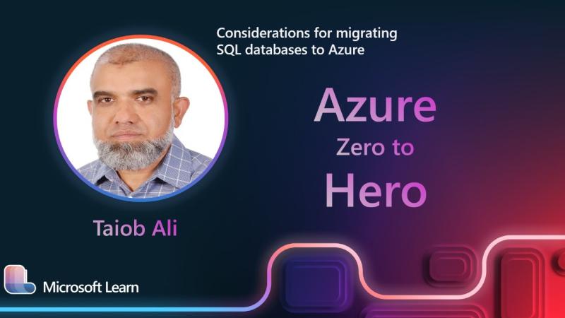 Sasan Arham on LinkedIn: Taiob Ali - Considerations for migrating SQL ... Sasan Arham on LinkedIn: Taiob Ali - Considerations for migrating SQL ...