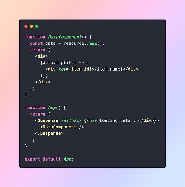 Ali Rıza İLHAN on LinkedIn: Understanding React Suspense for Data Fetching Ali Rıza İLHAN on LinkedIn: Understanding React Suspense for Data Fetching