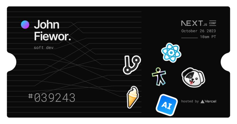 John Fiewor on LinkedIn: Join John Fiewor at Next.js Conf John Fiewor on LinkedIn: Join John Fiewor at Next.js Conf