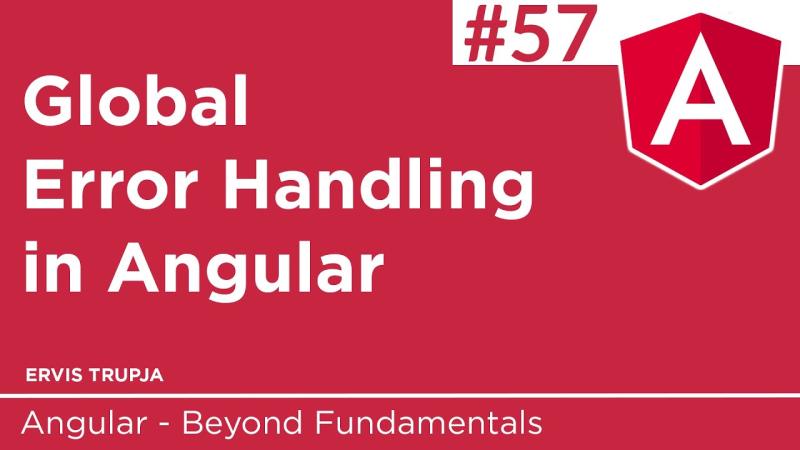 Ervis Trupja on LinkedIn: 57. Global Error Handling in Angular Ervis Trupja on LinkedIn: 57. Global Error Handling in Angular