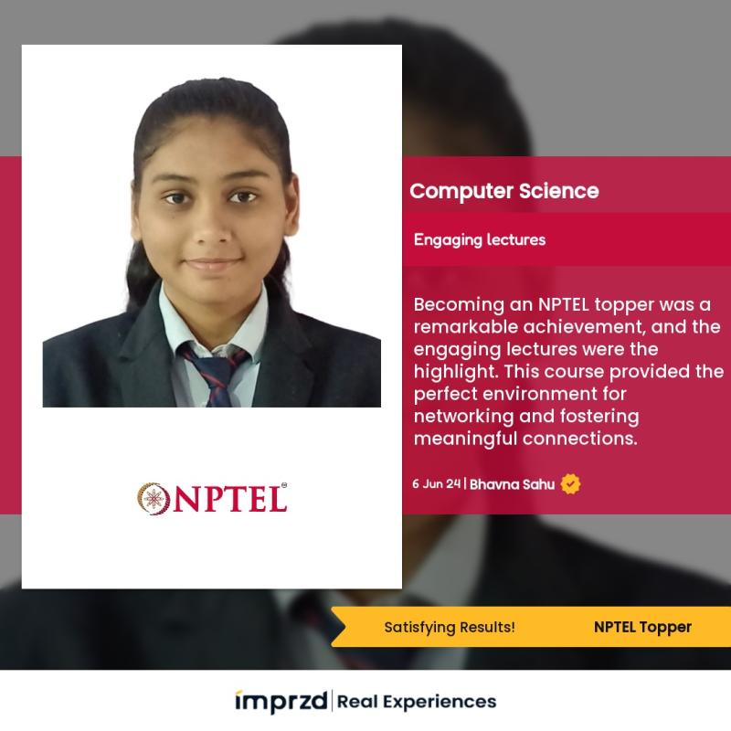 Bhavna Sahu on LinkedIn: NPTEL Bhavna Sahu on LinkedIn: NPTEL