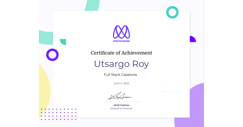 Utsargo Roy on LinkedIn: Microverse Final Capstone Module • Utsargo Roy ... Utsargo Roy on LinkedIn: Microverse Final Capstone Module • Utsargo Roy ...