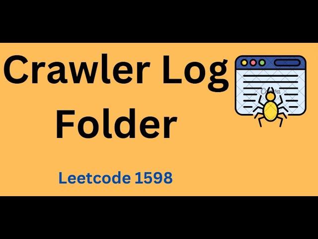 Code Jogger on LinkedIn: Crawler Log Folder| Leetcode 1598 | MAANG DSA ... Code Jogger on LinkedIn: Crawler Log Folder| Leetcode 1598 | MAANG DSA ...