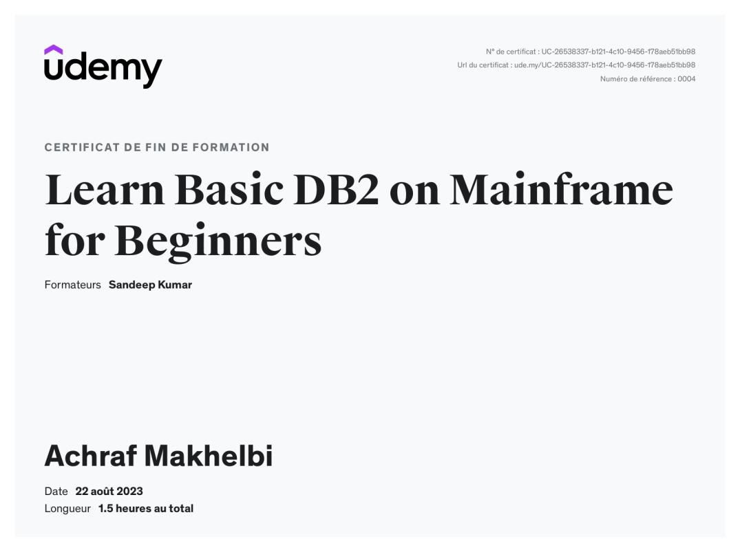 Achraf Makhelbi on LinkedIn: Udemy Course Completion Certificate Achraf Makhelbi on LinkedIn: Udemy Course Completion Certificate