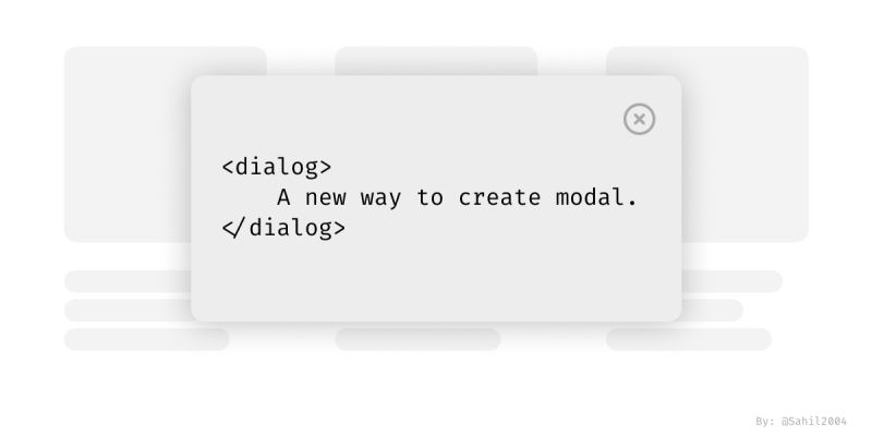 Rajat Malik on LinkedIn: New way to create modals using HTML only Rajat Malik on LinkedIn: New way to create modals using HTML only