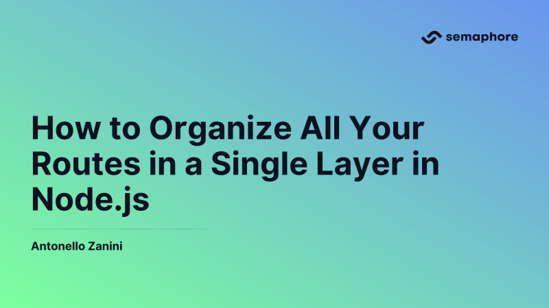NODEJS.MD on LinkedIn: How to Organize All Your Routes in a Single ... NODEJS.MD on LinkedIn: How to Organize All Your Routes in a Single ...