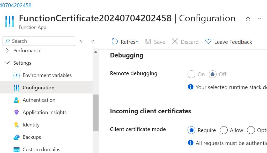 Damien Bowden on LinkedIn: Securing Azure Functions using certificate ... Damien Bowden on LinkedIn: Securing Azure Functions using certificate ...