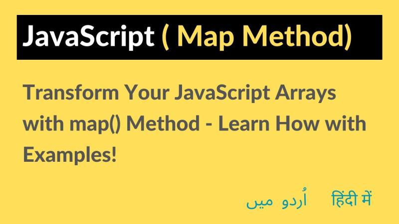 Rehmat Ullah on LinkedIn: JavaScript का map() Method सीखें: उदाहरणों के ... Rehmat Ullah on LinkedIn: JavaScript का map() Method सीखें: उदाहरणों के ...