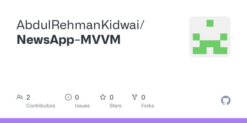 Abdul Rehman on LinkedIn: GitHub - AbdulRehmanKidwai/NewsApp-MVVM Abdul Rehman on LinkedIn: GitHub - AbdulRehmanKidwai/NewsApp-MVVM