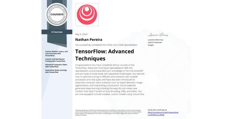 Nathan Joseph Savio Pereira on LinkedIn: Completion Certificate for ... Nathan Joseph Savio Pereira on LinkedIn: Completion Certificate for ...