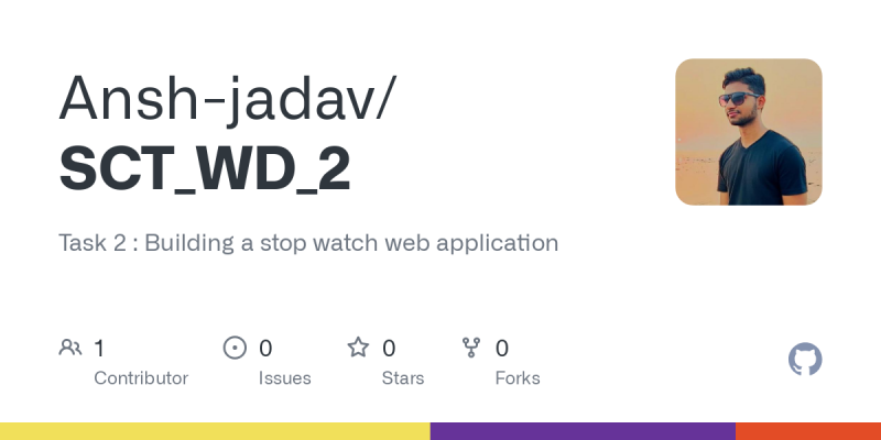 Ansh Jadav on LinkedIn: GitHub - Ansh-jadav/SCT_WD_2: Task 2 : Building ... Ansh Jadav on LinkedIn: GitHub - Ansh-jadav/SCT_WD_2: Task 2 : Building ...