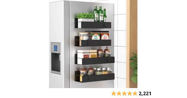 HuggieGems 4 Pack Magnetic Spice Storage Rack Organizer | Wesley Thylee ... HuggieGems 4 Pack Magnetic Spice Storage Rack Organizer | Wesley Thylee ...