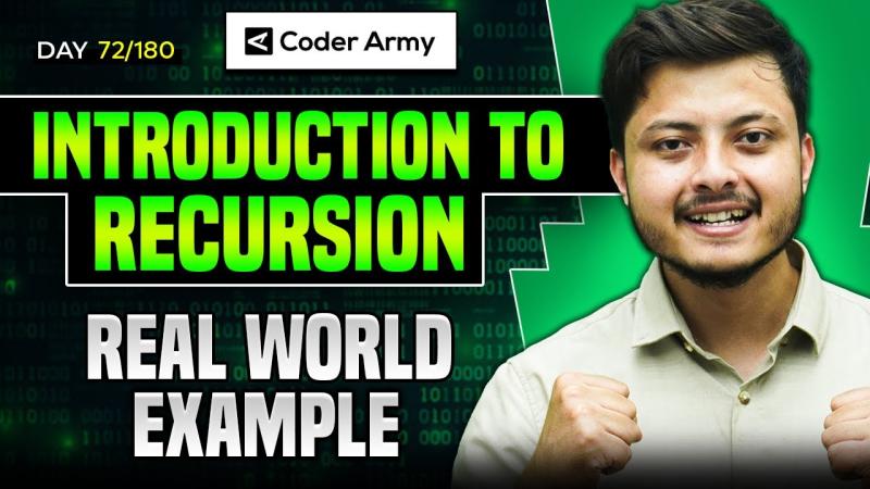 Prabhu Kumar on LinkedIn: Lecture 51: Introduction To Recursion From ... Prabhu Kumar on LinkedIn: Lecture 51: Introduction To Recursion From ...