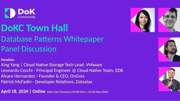 Melissa Logan on LinkedIn: DoKC Town Hall: Database Patterns Whitepaper ... Melissa Logan on LinkedIn: DoKC Town Hall: Database Patterns Whitepaper ...