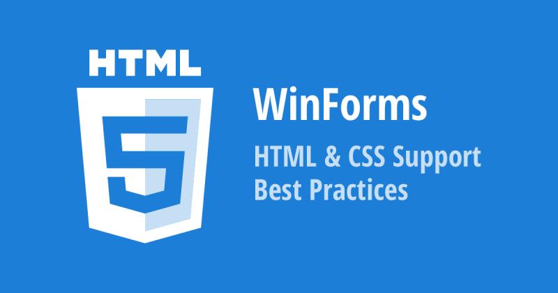 Bogdan Kharchenko on LinkedIn: WinForms HTML & CSS Support: Best Practices Bogdan Kharchenko on LinkedIn: WinForms HTML & CSS Support: Best Practices