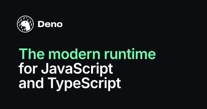 Juan Manuel Flaherty on LinkedIn: Deno, the next-generation JavaScript ... Juan Manuel Flaherty on LinkedIn: Deno, the next-generation JavaScript ...